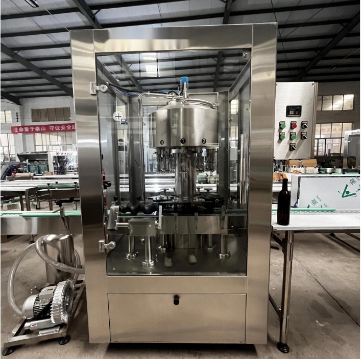 fully automatic glass bottle wine filling machine alcohol filling line ...