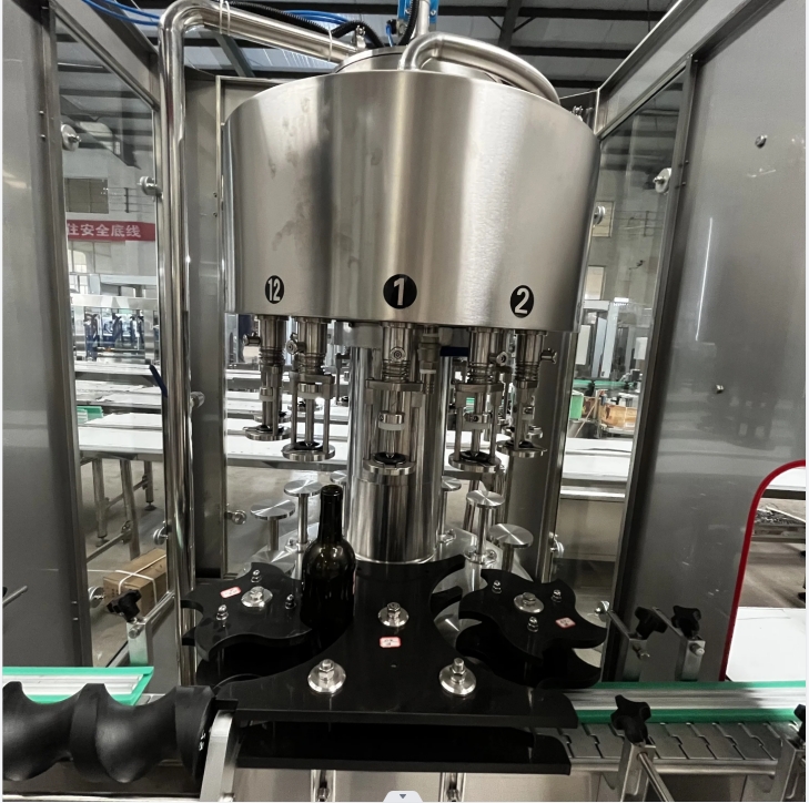 fully automatic glass bottle wine filling machine alcohol filling line ...